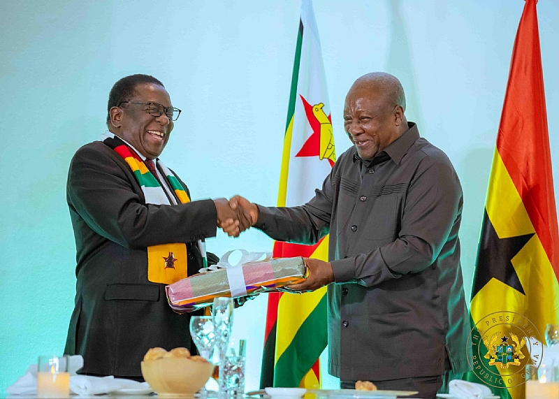 Mnangagwa tells Mahama how Ghana trained Zimbabwe’s freedom fighters in ...