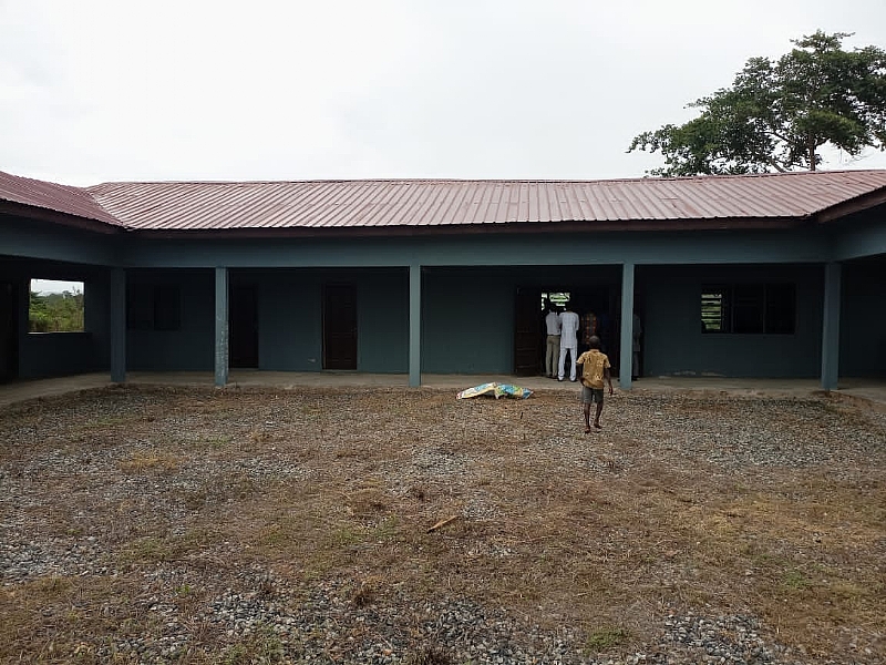 Prof. Mills' DCE constructs classroom block for twin communities in ...