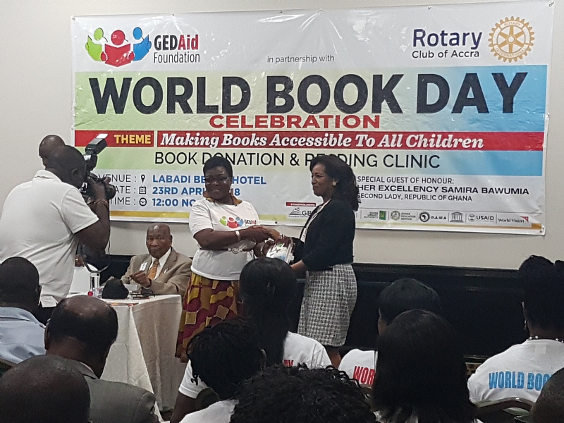 World Book Day: Rotary Club Of Accra Joins GEDaid To Donate Books