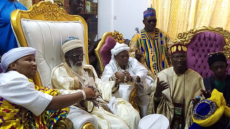Accra: Sempe Muslim Akwashongtse and Queenmother visit Chief Imam, others
