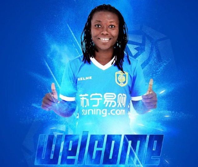 Elizabeth Addo Excited After Joining Chinese Side Jiangsu Suning