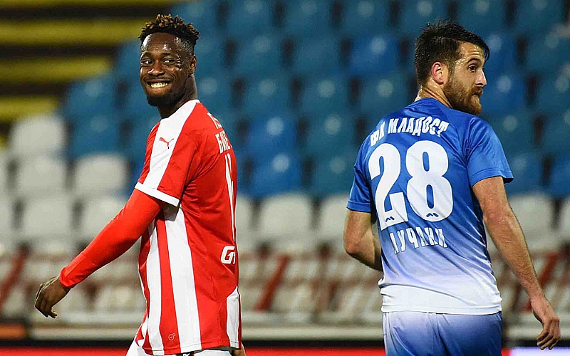 Richmond Boakye on target as Crvena Zvezda reach Serbian Cup semi-final