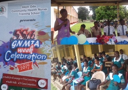 Akim Oda Community Health Nurses launch 55th GNMTA