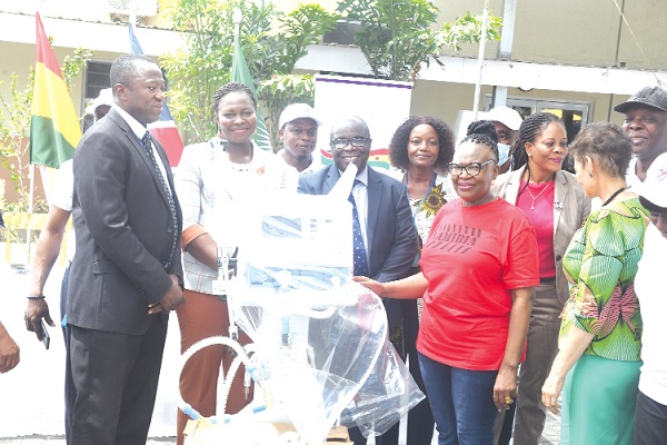 Namibia High Commission donates ventilator to Korle Bu