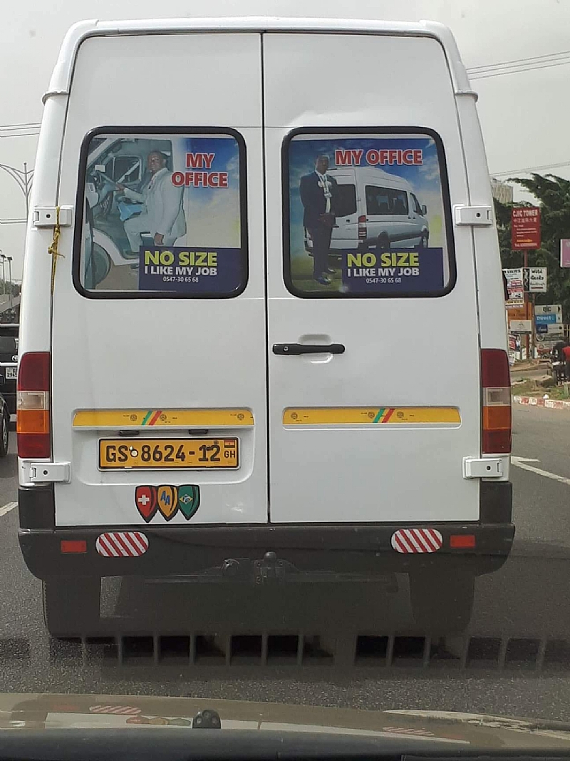 This Trotro Driver Takes Branding To A whole New Level: Here’s What You ...