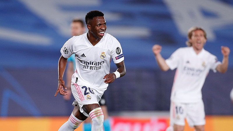 UCL: Vinicius Jnr stars with brace to power Real Madrid past Liverpool