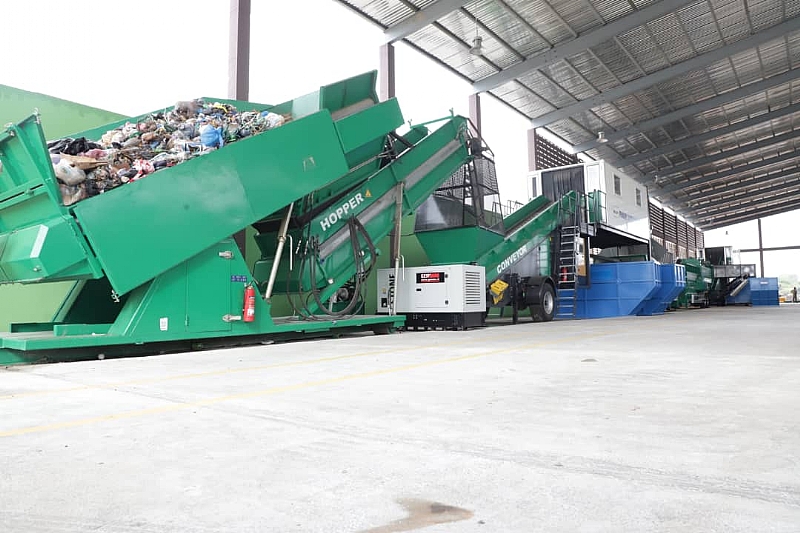 Recycling And Compost Plant At The Accra Waste Recovery Park