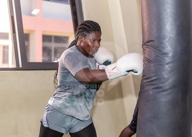 Meet Sarah Apew, the pretty boxer with the big punch