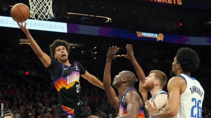 NBA play-offs: Devin Booker leads Phoenix Suns to win over Dallas Mavericks