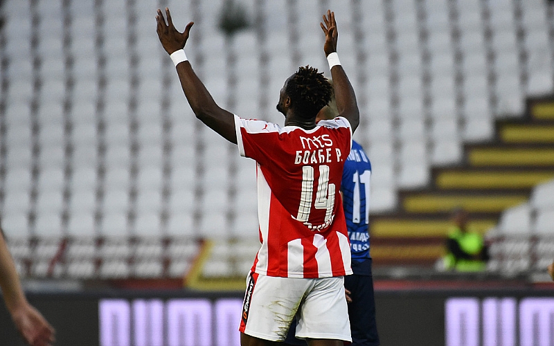 Richmond Boakye scores to keep Red Star Belgrade in the race for ...