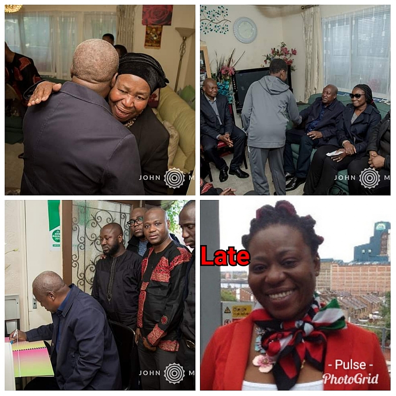 Mahama Visits Family Of Late Louisa Nelson