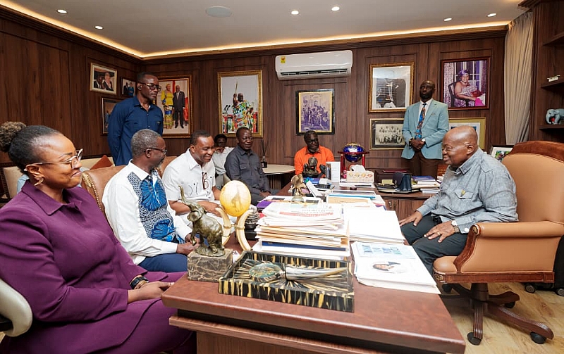 Wontumi pays courtesy calls on Bawumia and Akufo-Addo