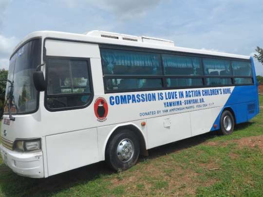 'Yesu Dea' Company donates bus to CILIA Home