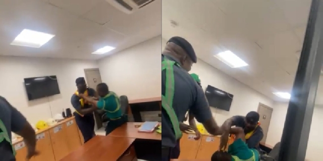 GPHA security and Immigration officials in free-for-all fight Tema Port