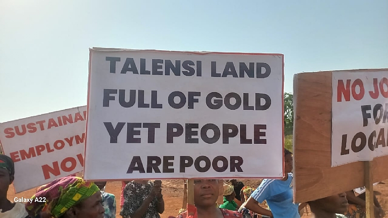 Talensi Youth Protest Against Cardinal Namdini Mining Over Compensation ...