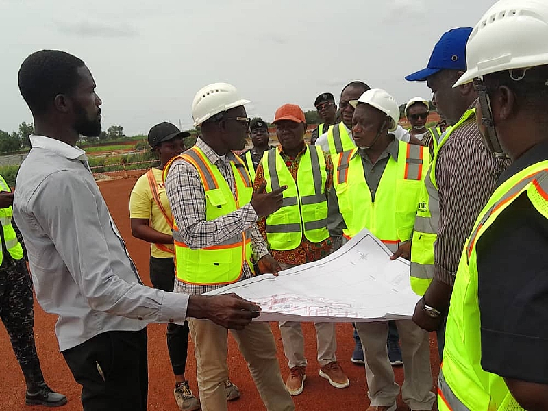 Ashanti Regional Minister inspects progress of Boankra Integrated ...