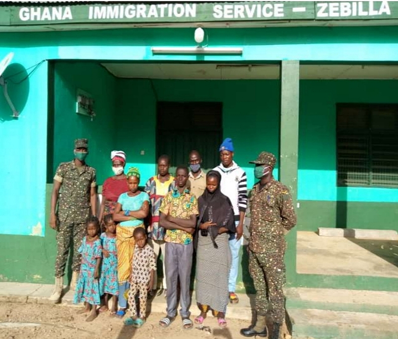 Zebilla: 10 More Arrested For Illegally Entering Ghana