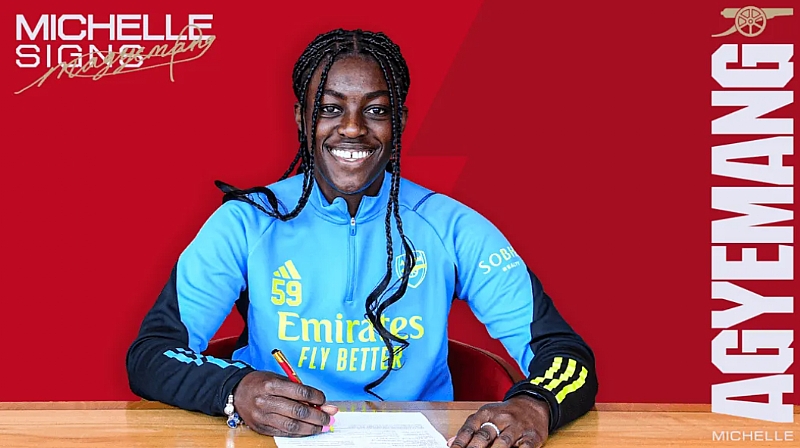Michelle Agyemang signs first professional contract with Arsenal