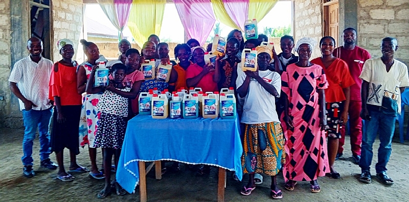 Four KNUST graduate students make positive impact in Agbozume community