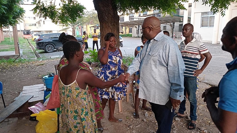 Joe Ghartey support victims of Essikado premix fuel explosion