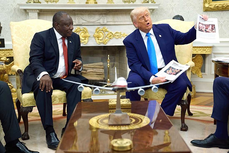 Trump, Malema, Ramaphosa And The Oval Office Grill By Chief Femi Fani ...