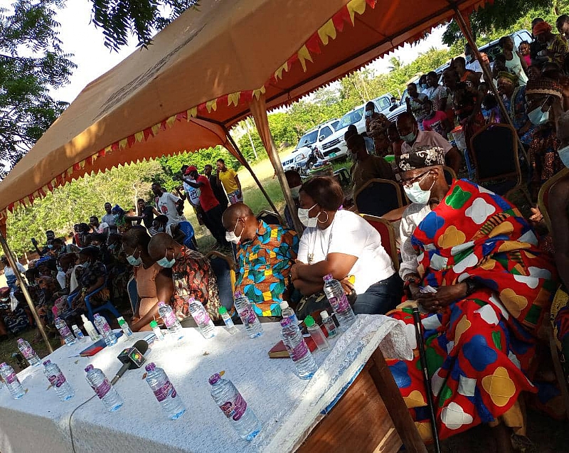 Akatsi South: Centre for National Culture holds drama on Covid-19