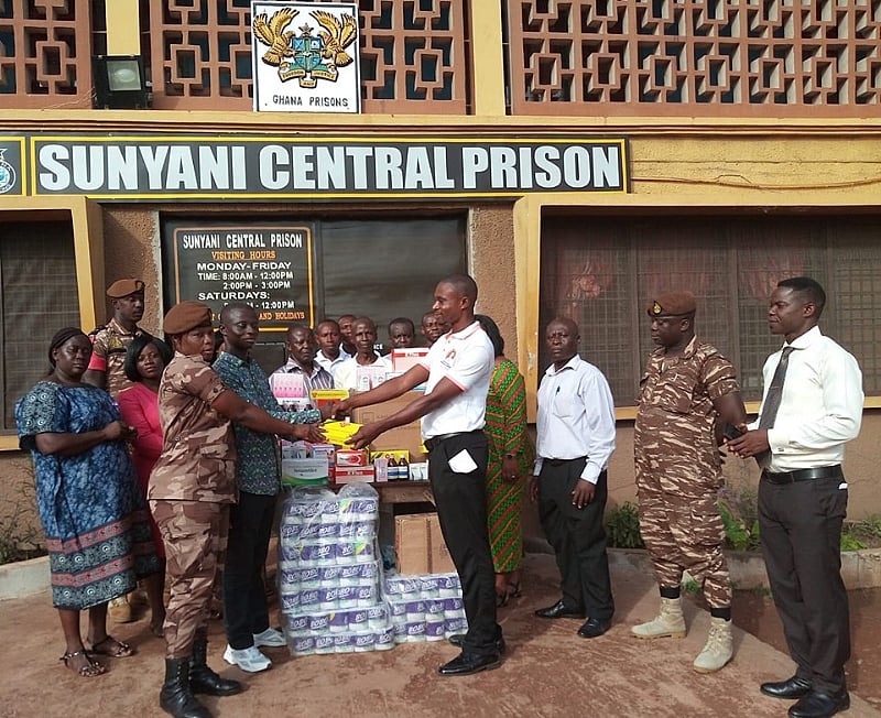SDA Men’s Ministry Donates To Sunyani Prisons