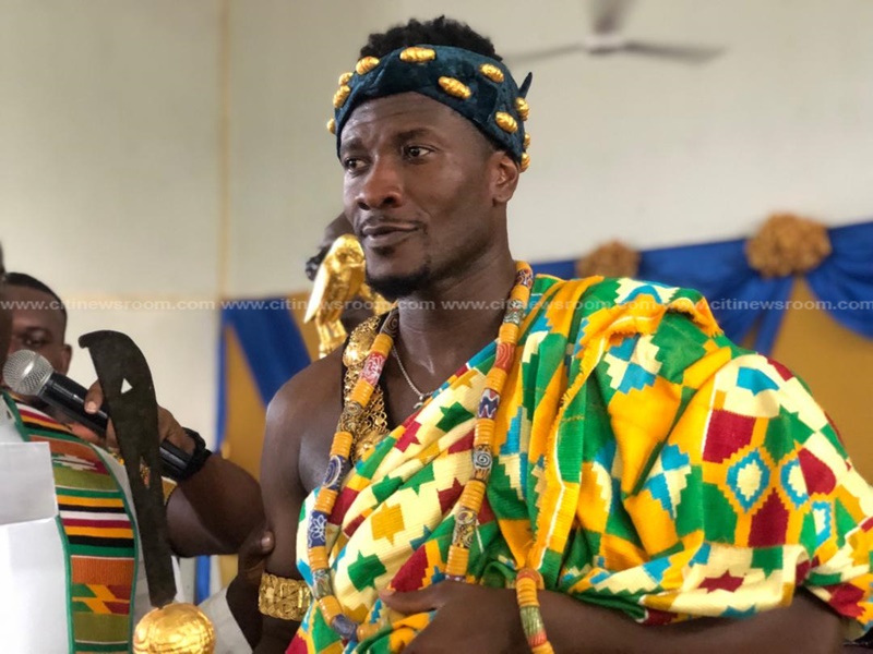 Ghana Forward Asamoah Gyan Installed As 'Kind-Hearted, Progressive ...