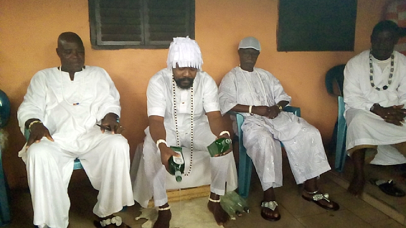 How Teshie Wulomo performs sacred Bloahejuu Rites to kick start Homowo