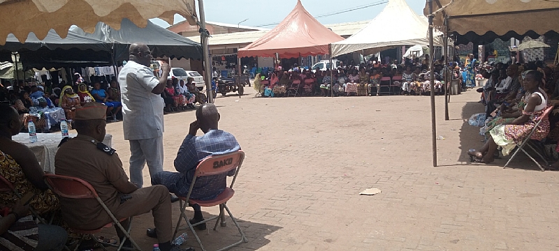 Atebubu-Amantin municipal assembly engages Atebubu Central Market traders