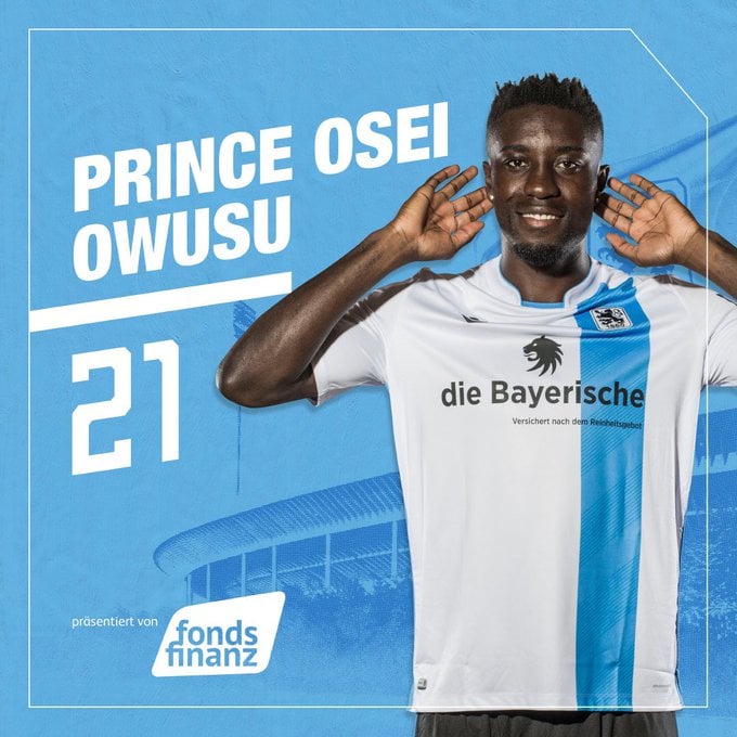 Prince Osei Owusu Scores & Assist To Help 1860 Munich Beat Duisburg