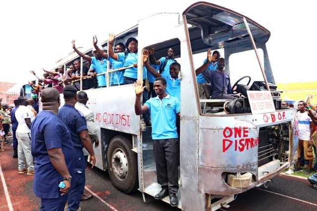 Neoplan Ghana Displays Makeshift Bus On May Day
