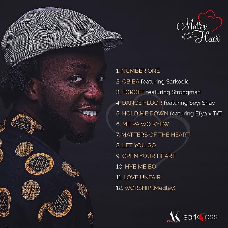 Akwaboah Officially Unveils “MATTERS OF THE HEART” Album Cover Art ...