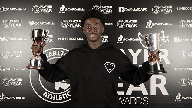 Jesurun Rak-Sakyi named Charlton Player of Year