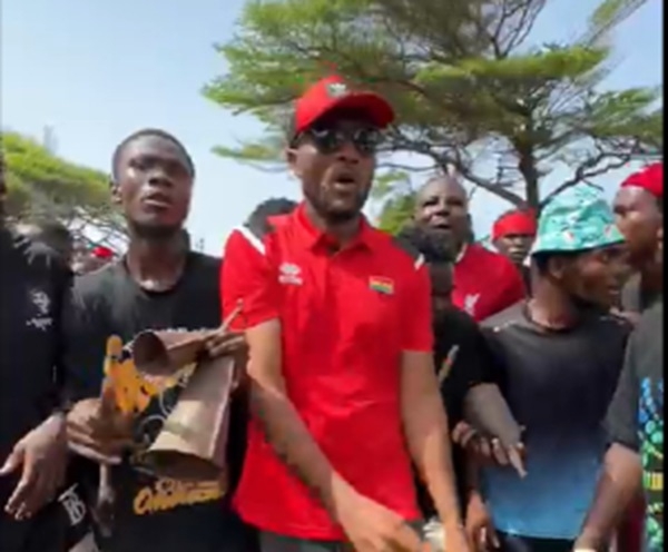 Jerry Ahmed Shaib leads 'Jama' protest over Chief Justice’s suspension