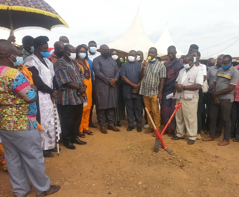 Birim Central breaks ground for 68 ultra-modern lockable market stores