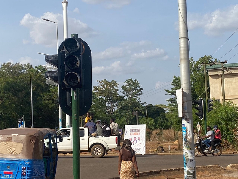 Installation of new traffic lights in Tamale begins