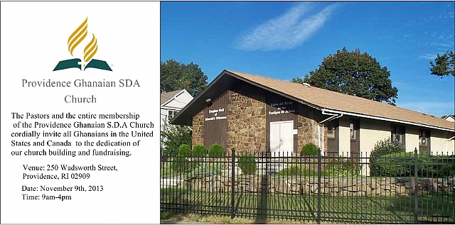 Providence SDA Church Building Dedication & Fundraising
