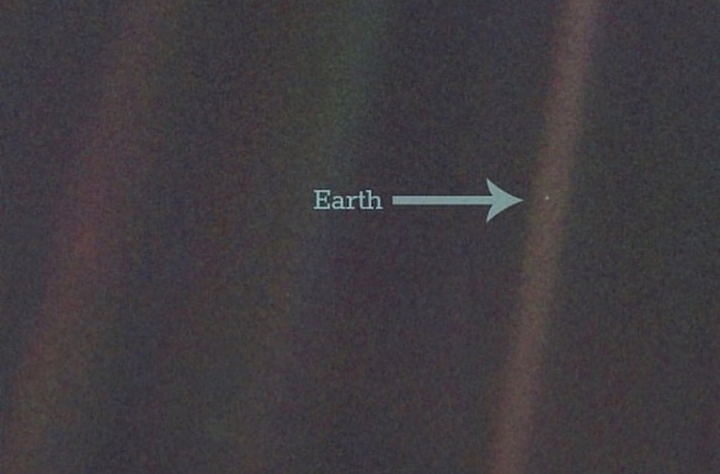 “Pale Blue Dot”: A rare photo of Earth captured from a record 6 billion ...