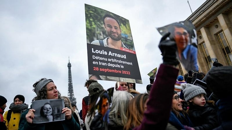 Louis Arnaud, French man held in Iran, released and headed back to France