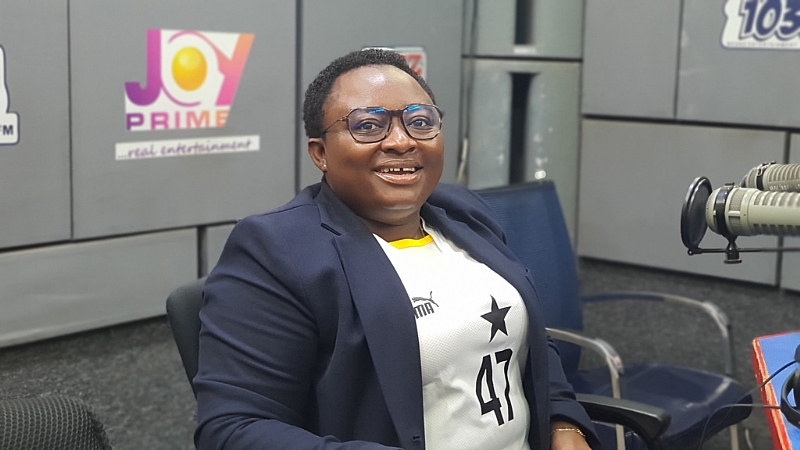 Former Sports Minister, Mustapha Ussif and GFA ExCO member Gifty Oware ...