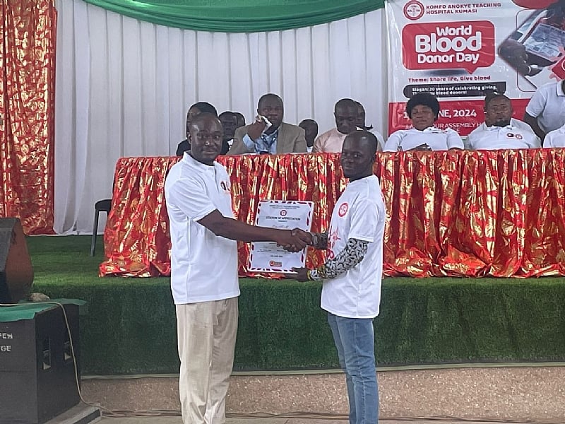 KATH honors OTEC FM for championing blood donation drives