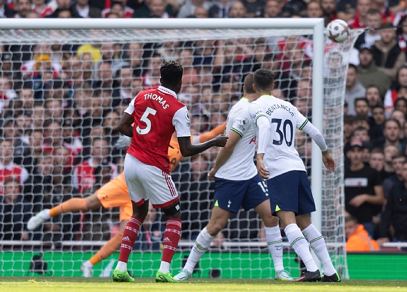 Thomas Partey’s superb goal against Tottenham voted Arsenal 2nd goal of ...