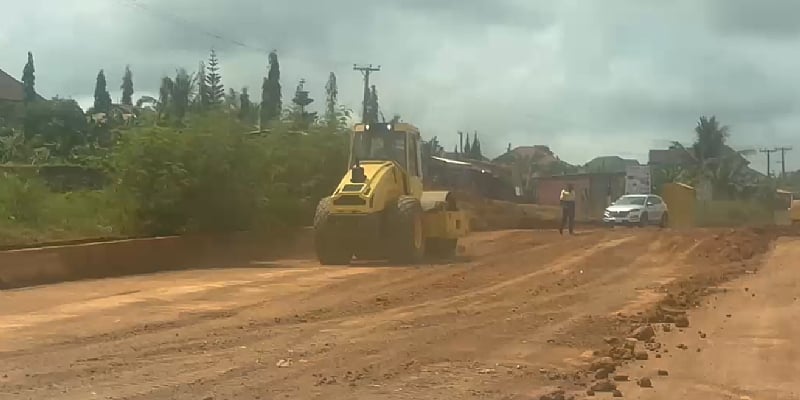 Work resumes on Sewua Hospital road project