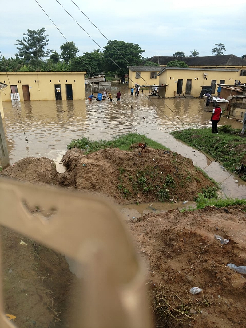 Flood displace officers at Ankaful Prisons