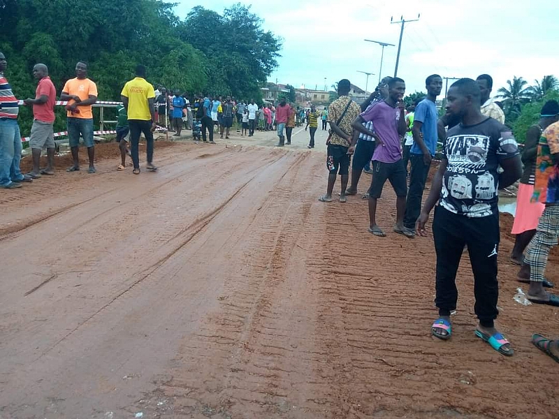 Cape Coast-Twifo Praso road re-opened to traffic after Jukwa bridge ...