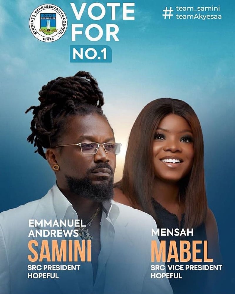 Samini shares his presidential ambitions for the upcoming GIMPA SRC ...