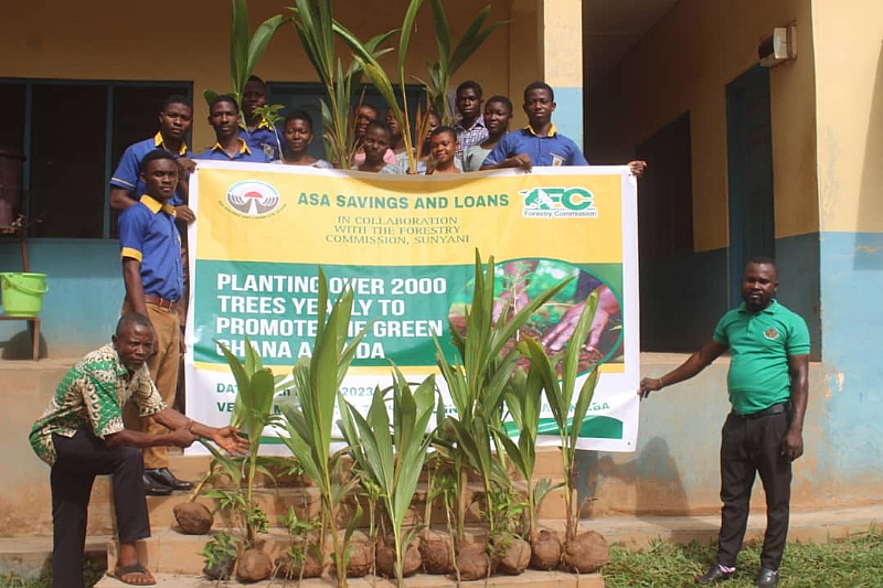 ASA Savings and Loans plant trees at Methodist Technical Institute in ...