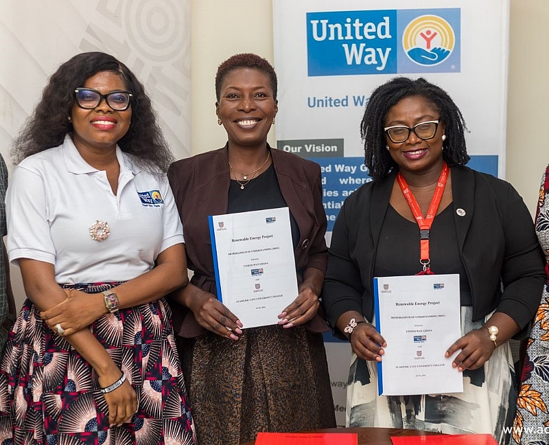 Academic City, United Way Ghana partner to advance renewable energy ...