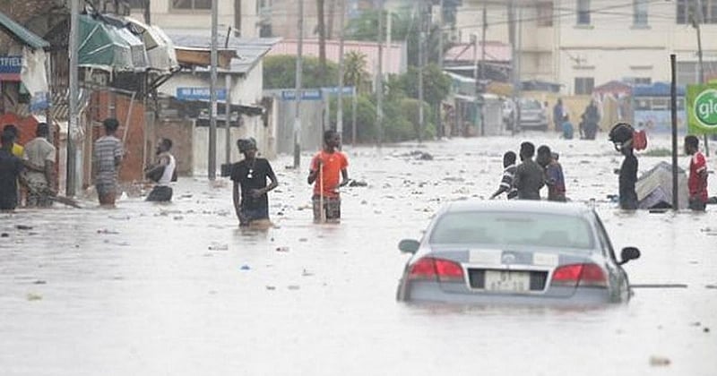 VIDEO: Parts of Accra flooded after hours of heavy rain